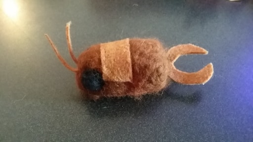 Earwig Needle-felted Plush